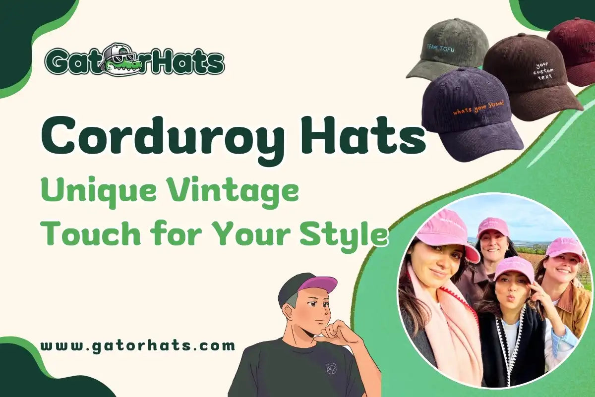 Corduroy Hats: Unique Vintage Touch for Your Style – GatorHats
